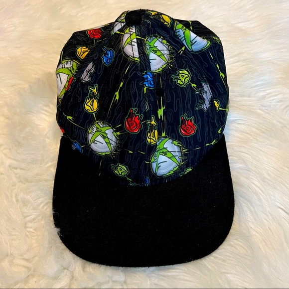 Xbox | Accessories | Official Xbox Snapback Hat Cap All Over Logo Print ...